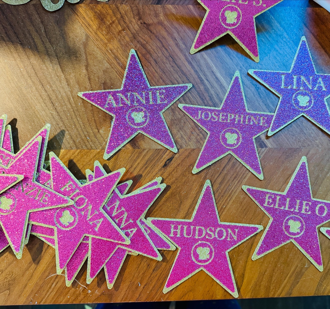 Hollywood Star Place Settings, Hollywood Birthday, Star Birthday, Star ...
