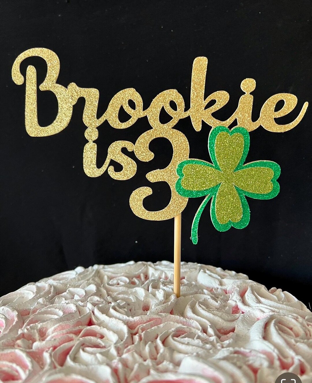 Shamrock Cake Topper, St. Patrick's Day, St. Patricks Day Birthday ...