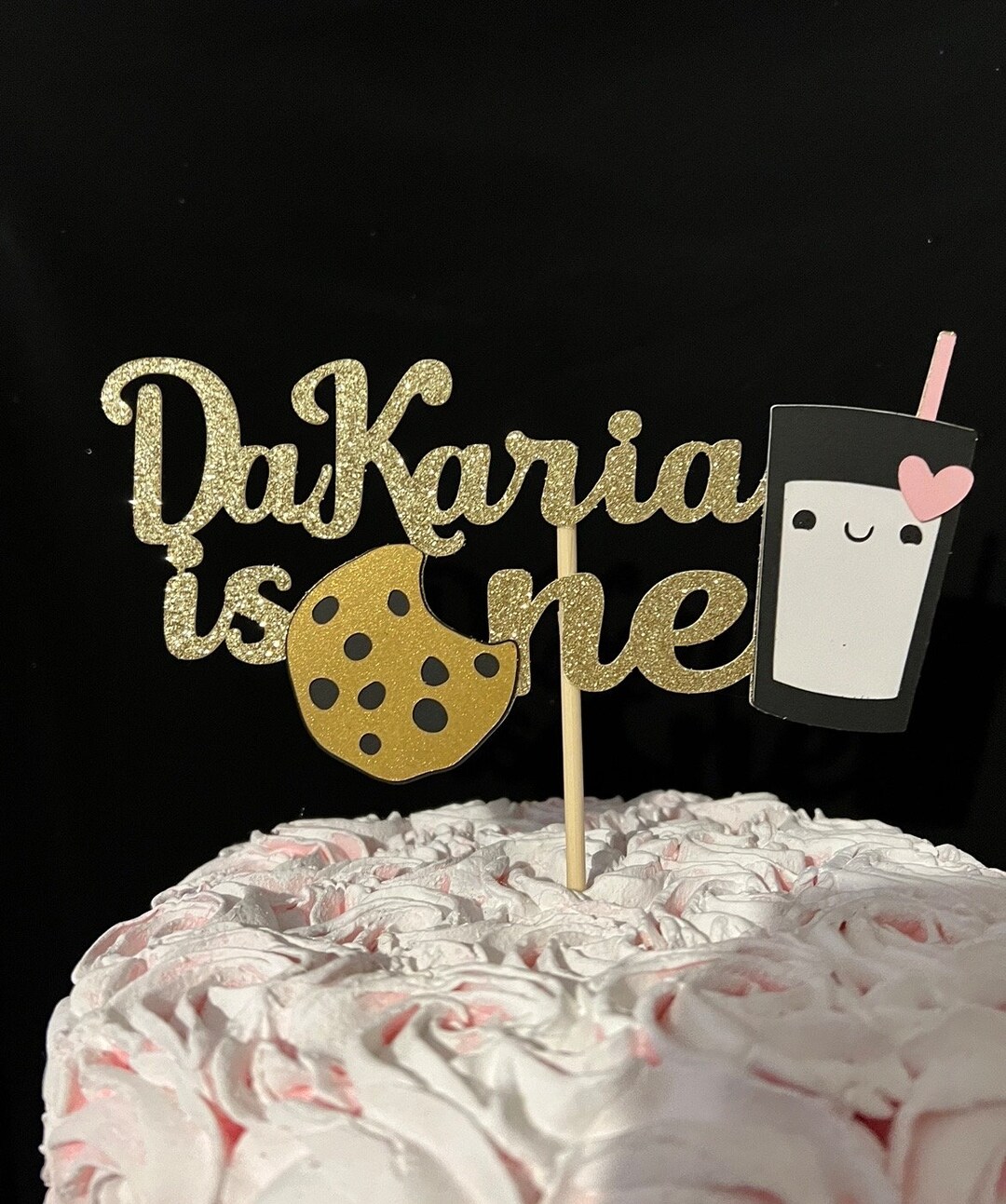 Milk and Cookies, Milk and Cookies Cake Topper, Cookies, Milk and ...