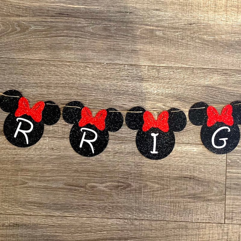 Minnie Mouse Banner - Etsy