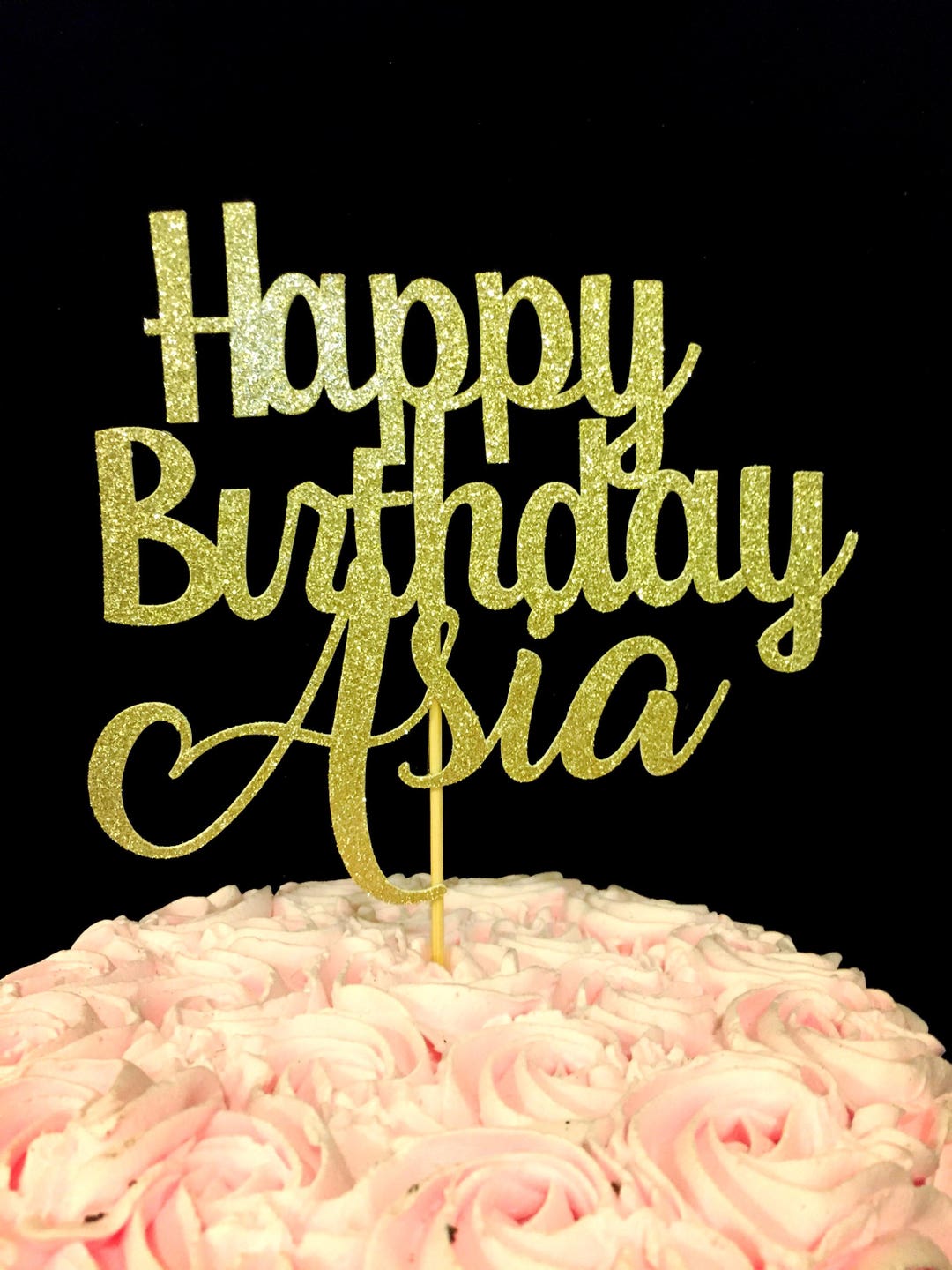 Birthday Cake Topper, Personalized Birthday Cake Topper, Birthday ...