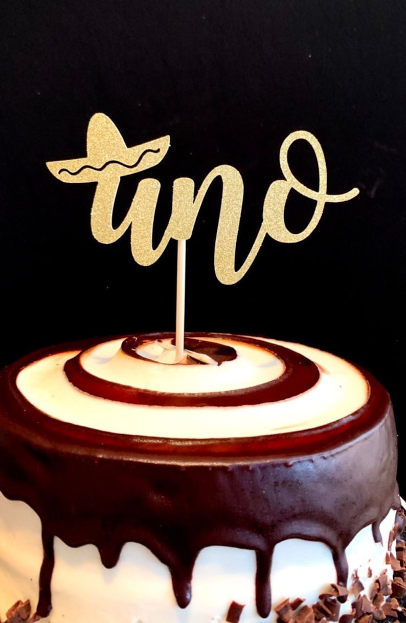 Uno Cake Topper Fiesta Uno Topper Uno Party Uno Topper - Etsy