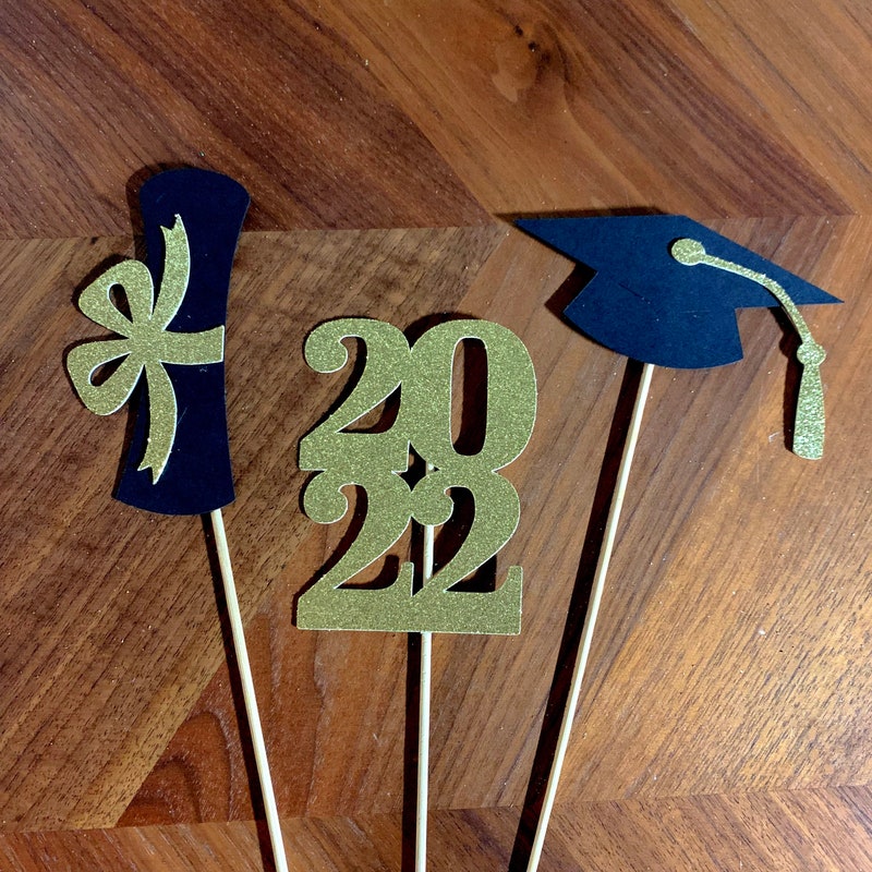 Graduation Centerpiece Sticks - Etsy