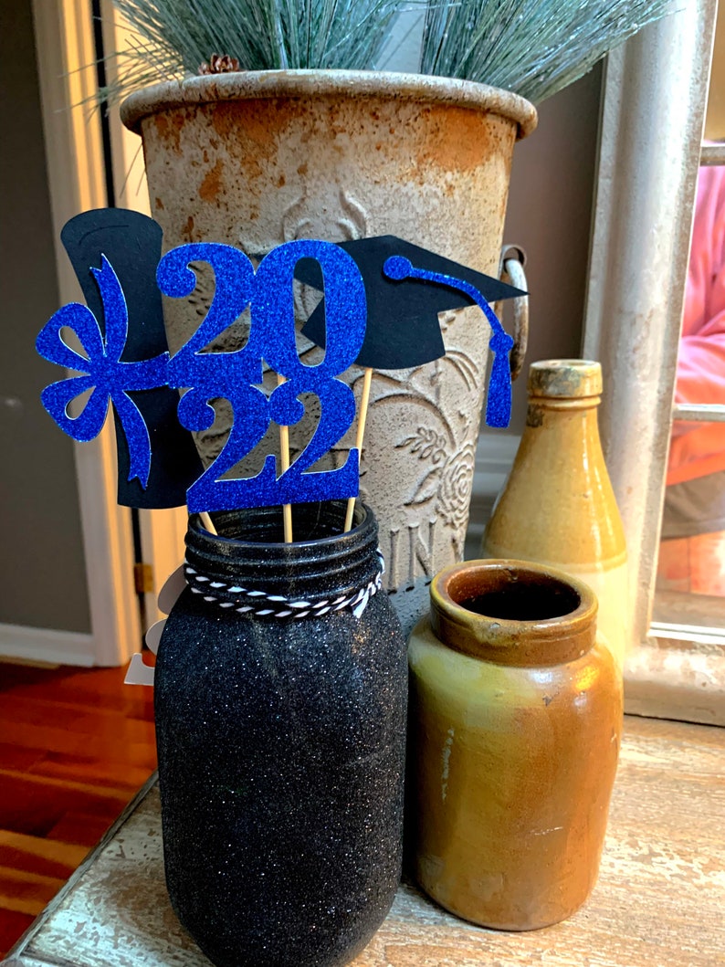 Graduation Centerpiece Sticks 2022, Graduation Party, Graduation ...