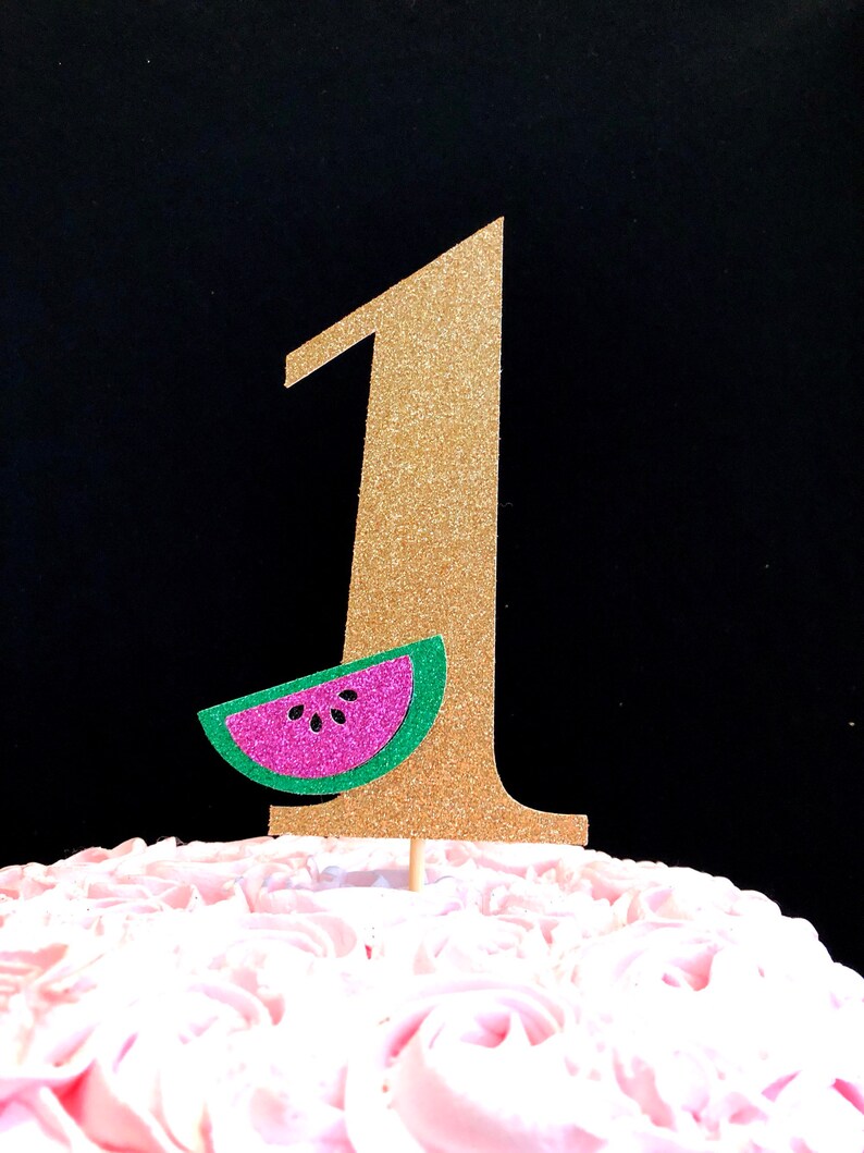 Watermelon Birthday Topper Watermelon First Birthday | Etsy