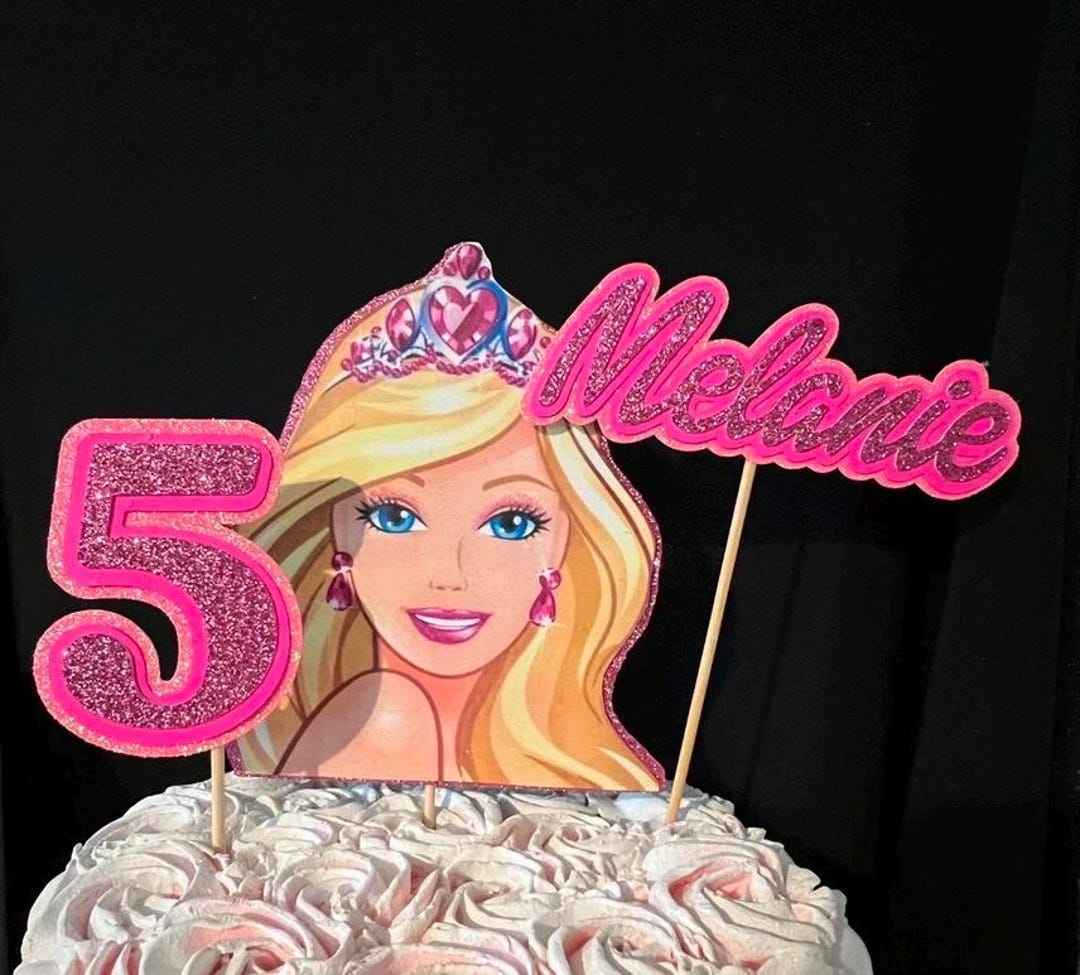 Fashion Doll Birthday Cake Topper, Fashion Doll, Doll, Fashion Doll ...