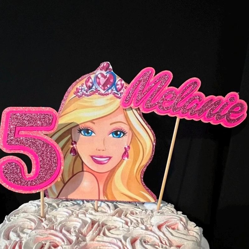 Barbie Cake Topper - Etsy