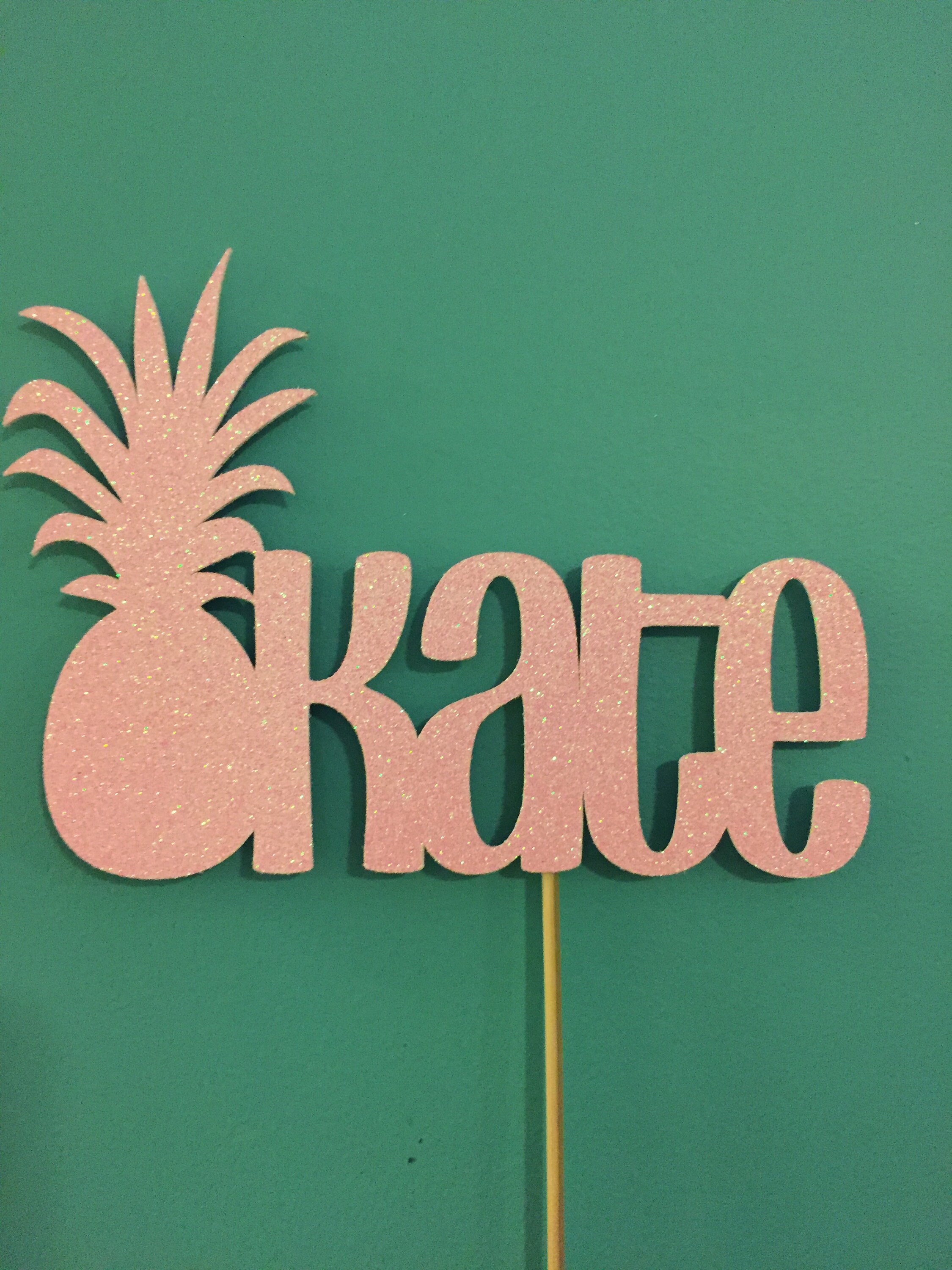 Pineapple Cake Topper Pineapple birthday Pineapple | Etsy