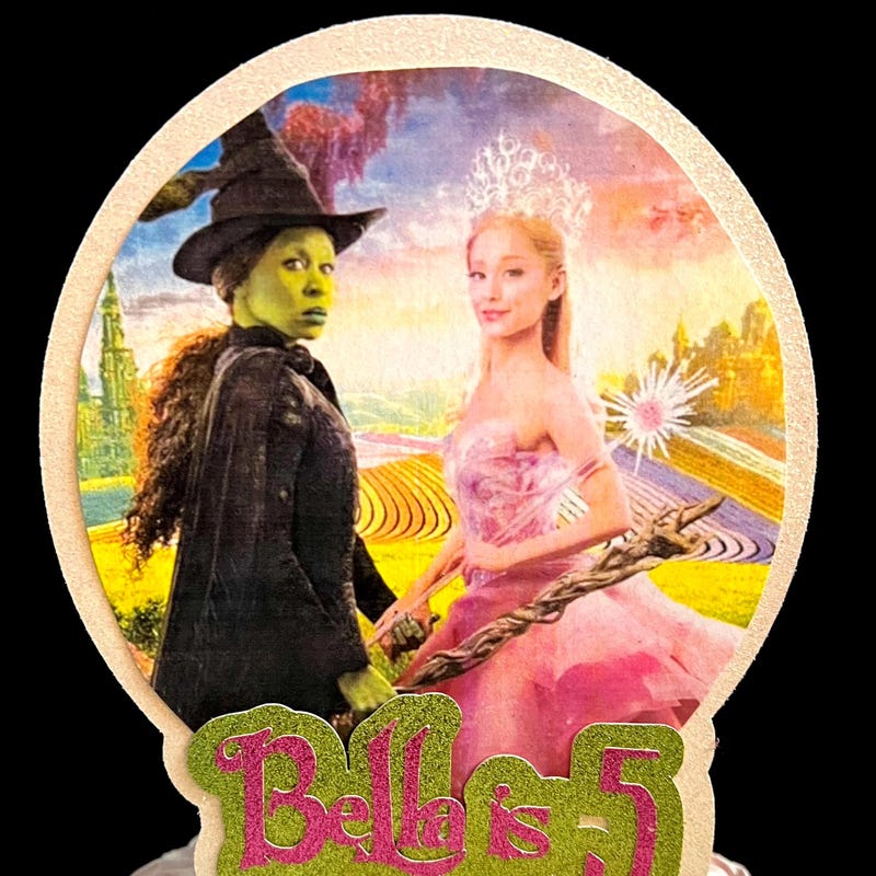 'wicked' Cake Topper - Etsy UK