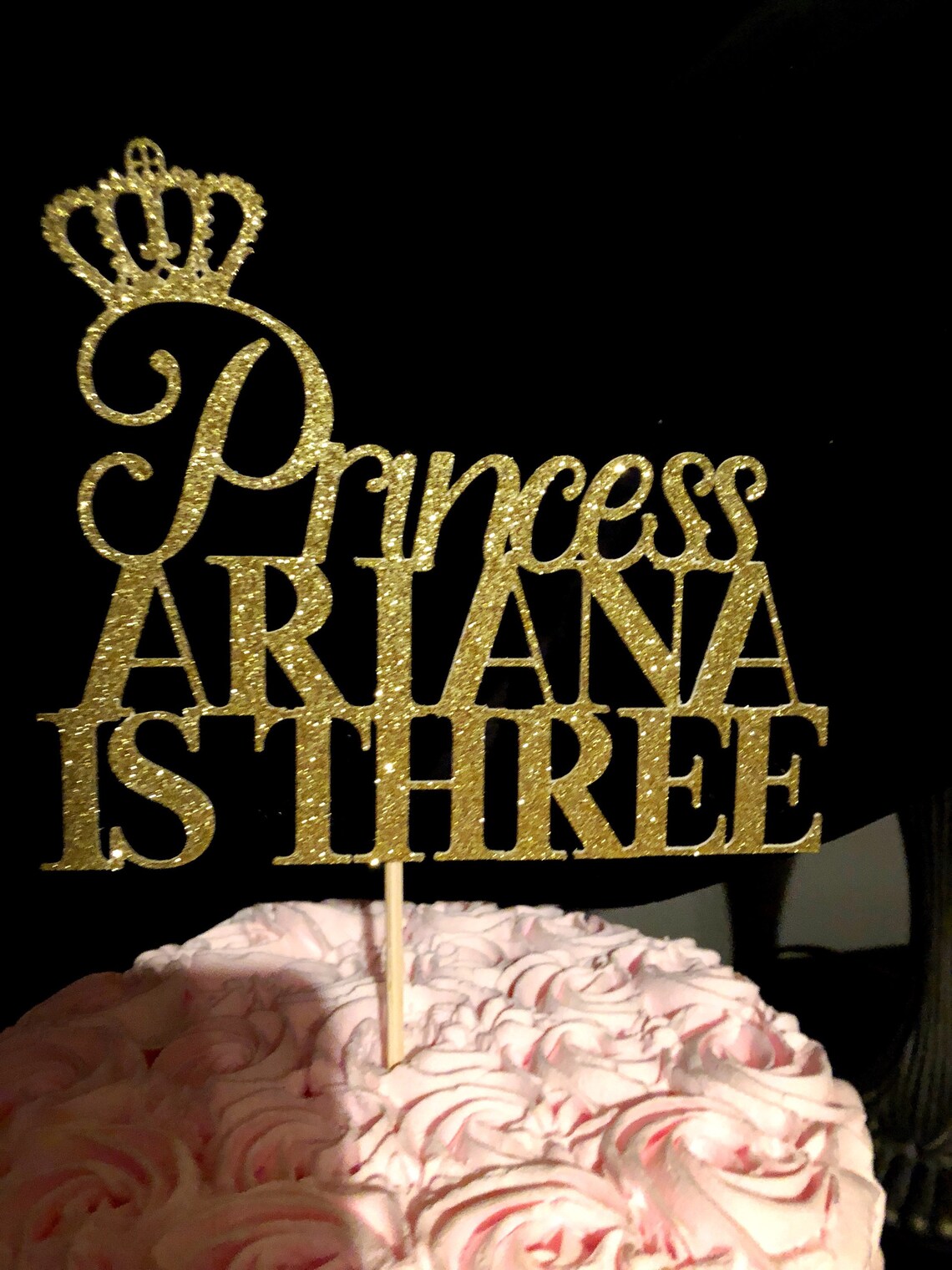 Princess Cake Topper Princess Party Princess Birthday - Etsy