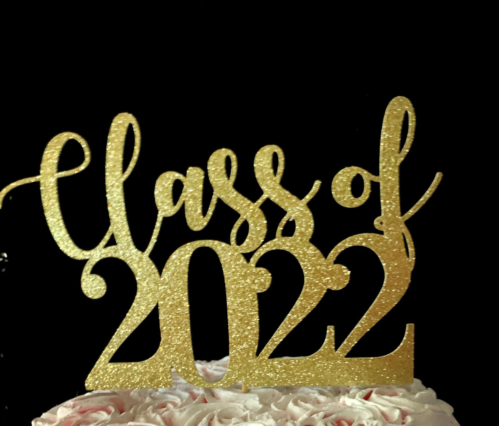 Graduation Cake Topper Congrats Cake Topper 2022 Stick - Etsy