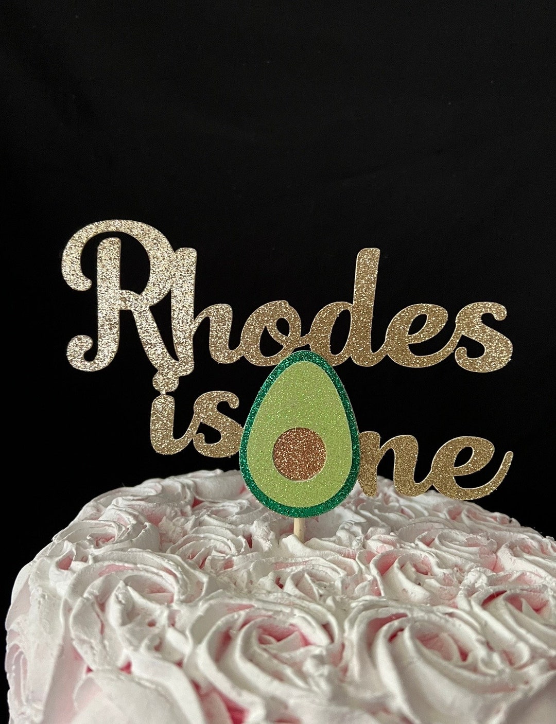 Avocado Cake Topper, Avocado Birthday, Avocado Decorations, First ...