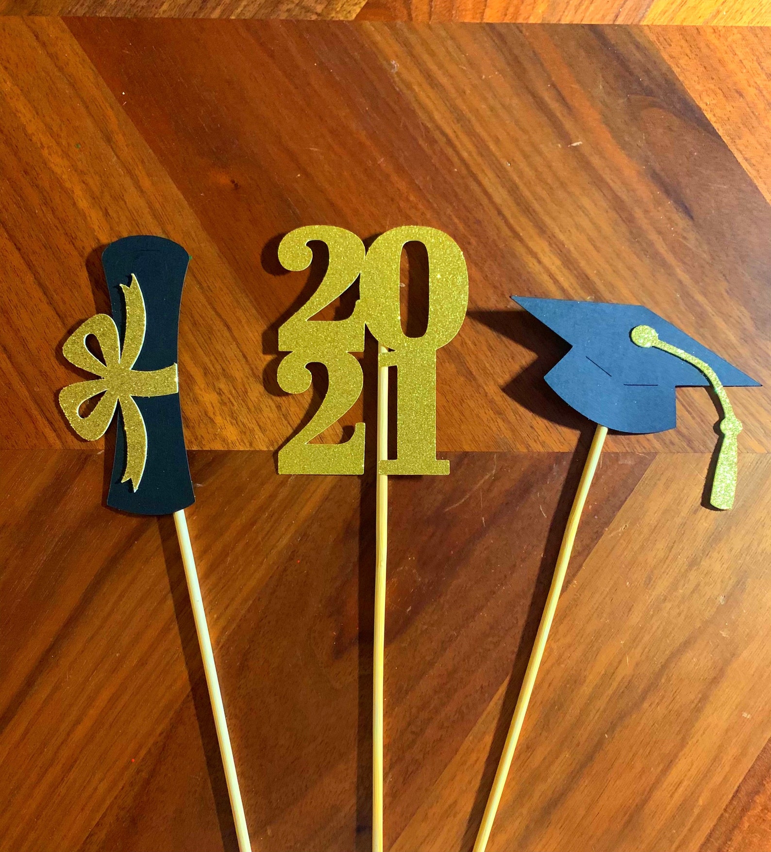 Graduation Centerpiece Sticks 2021 Graduation Party - Etsy