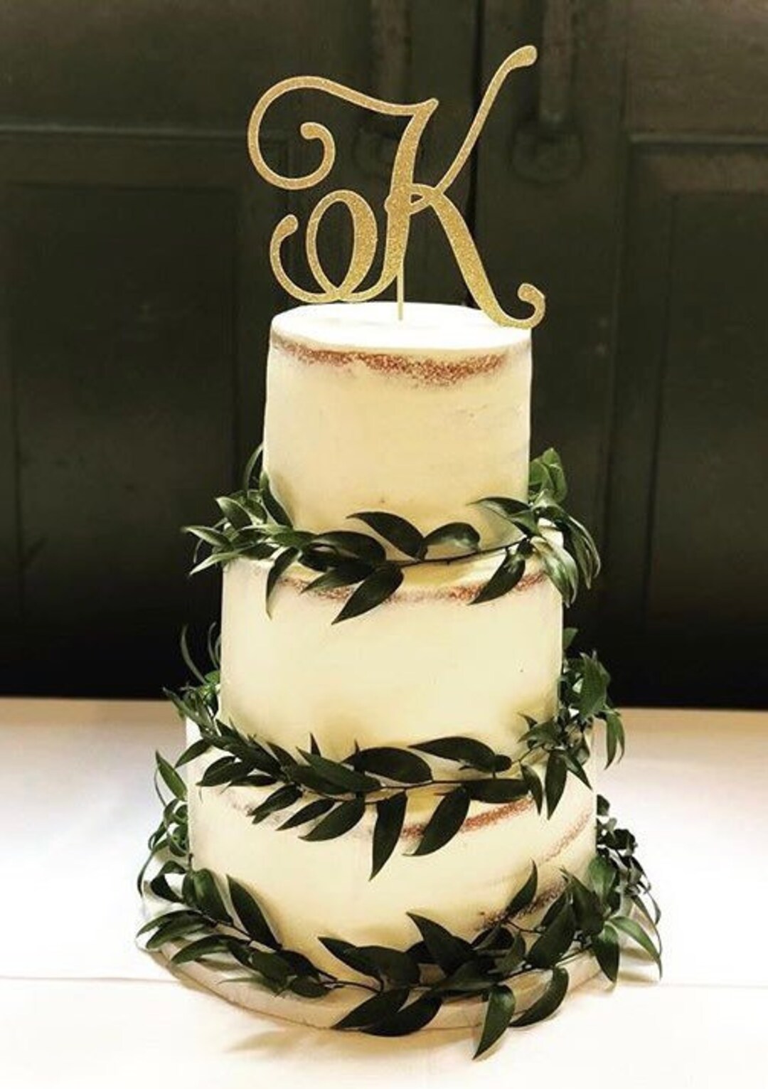 Monogram Cake Topper, Initial Cake Topper, Custom Cake Topper, Bridal ...