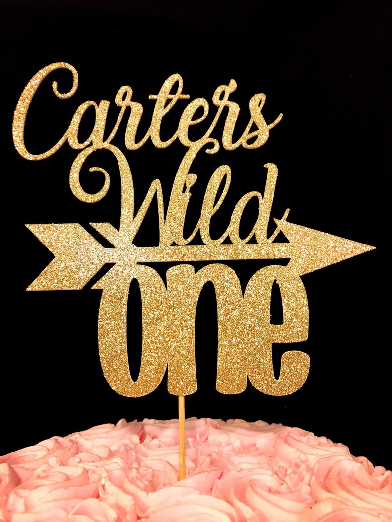 Wild One Cake Topper, Wild One, Wild One Topper, Wild Topper, Cake ...