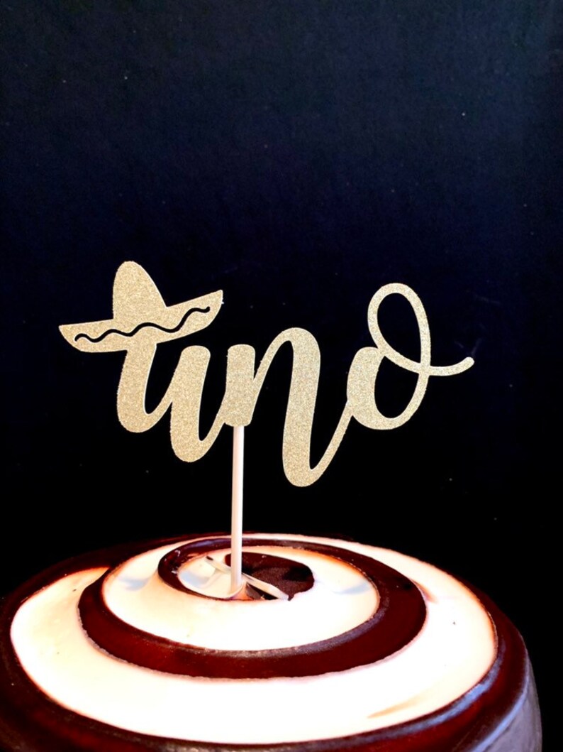 Uno Cake Topper Fiesta Uno Topper Uno Party Uno Topper - Etsy