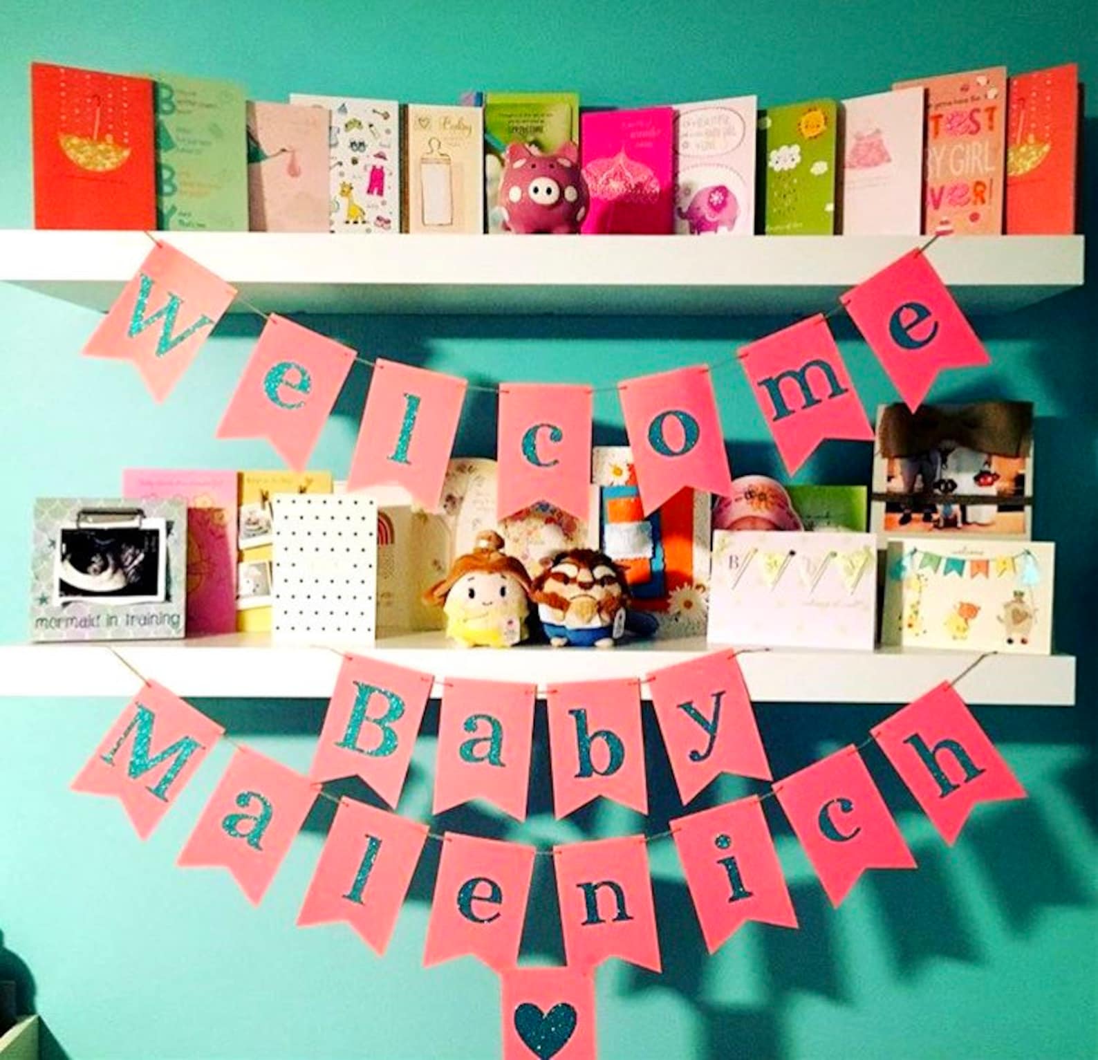 Welcome Baby Banner Welcome Baby Sign New Baby Banner Baby | Etsy