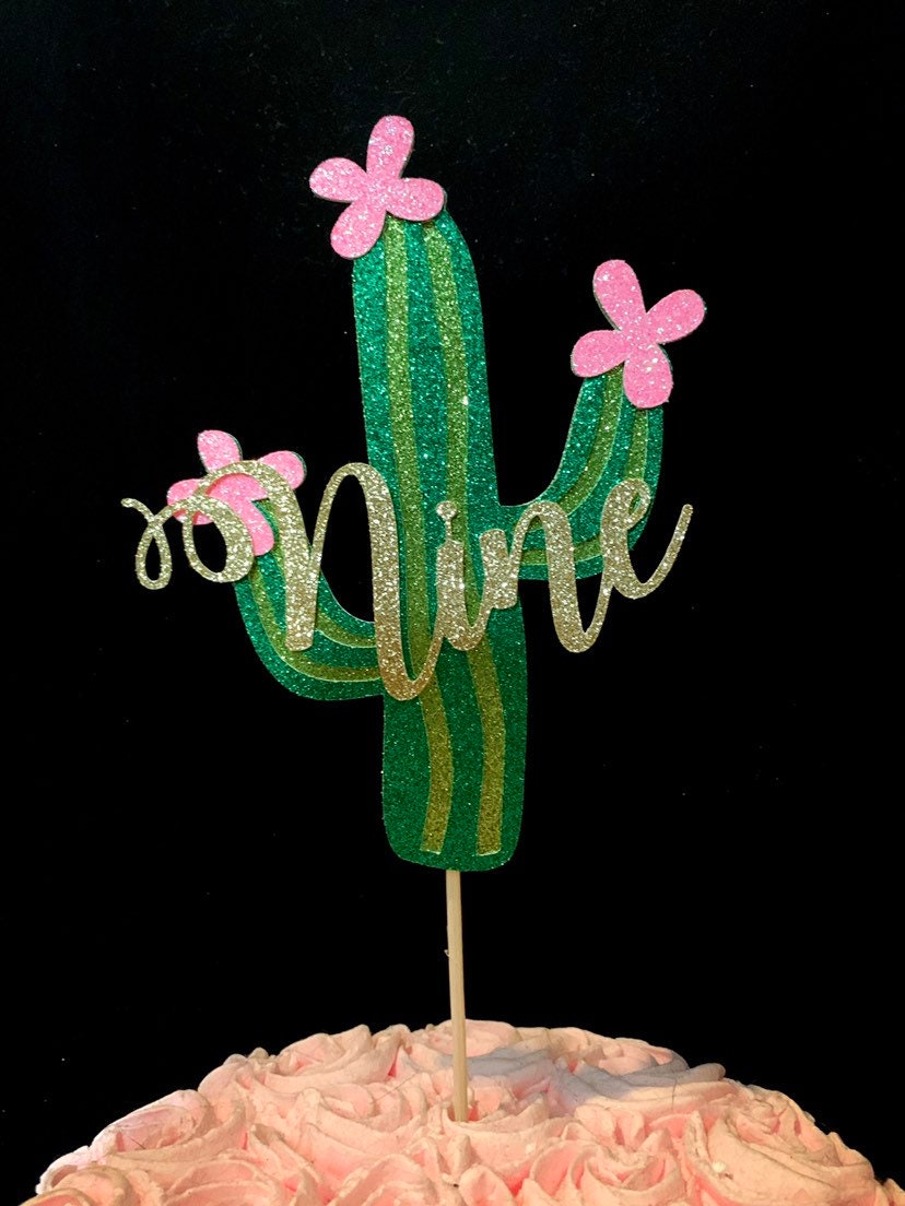 Fiesta Cake Topper Fiesta Topper Cactus Cake Topper Fiesta | Etsy