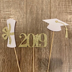 Graduation Centerpiece Sticks 2019, Graduation Party, Party Decor ...