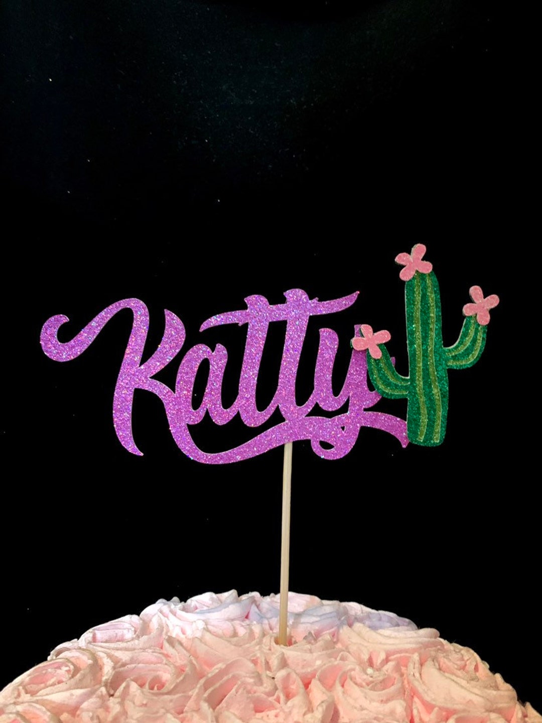 Cactus Cake Topper, Cactus, Cactus Party, Fiesta Cake Topper ...