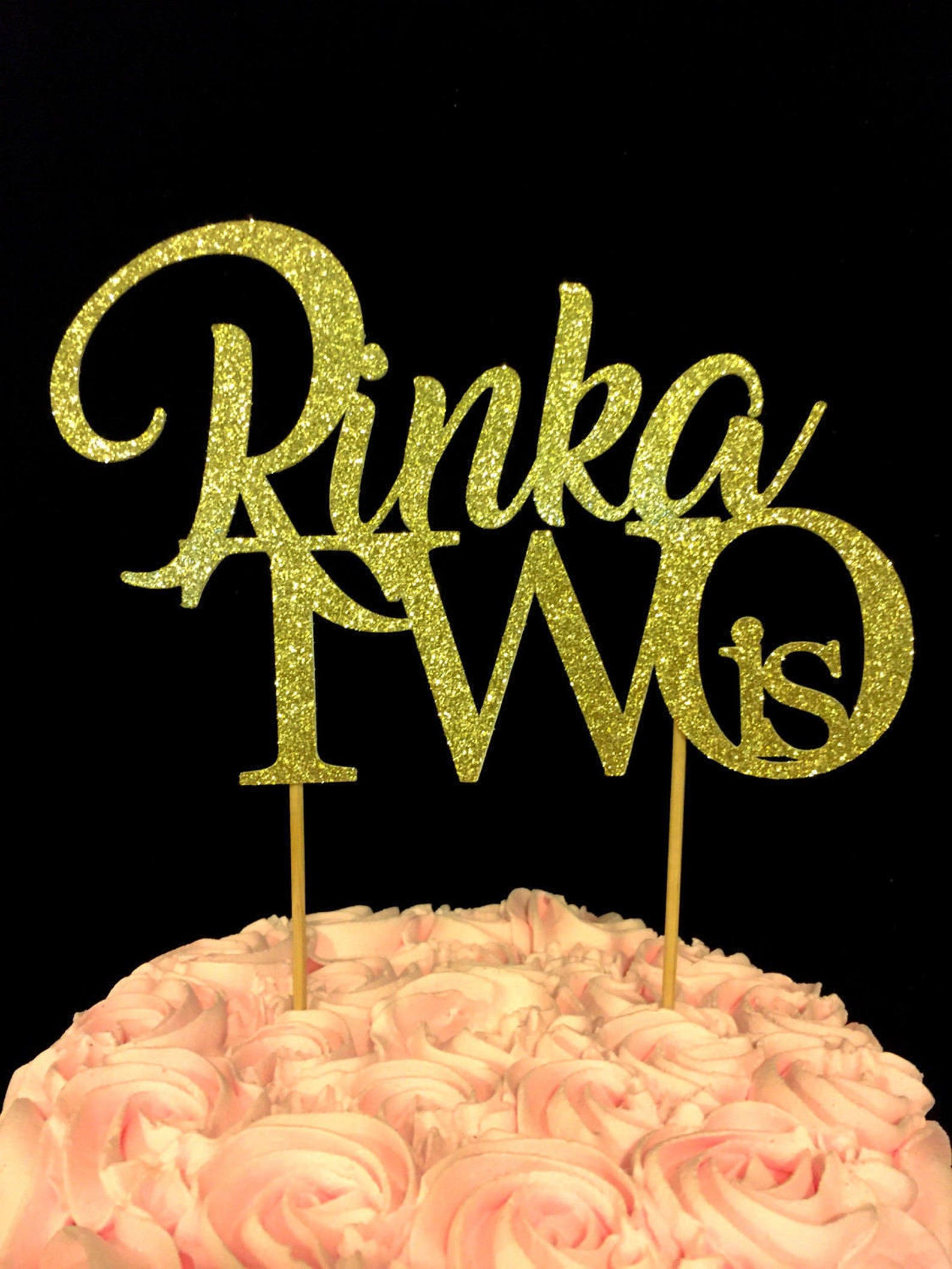 Two Cake Topper 2nd Birthday Cake Topper 2 Cake Topper - Etsy
