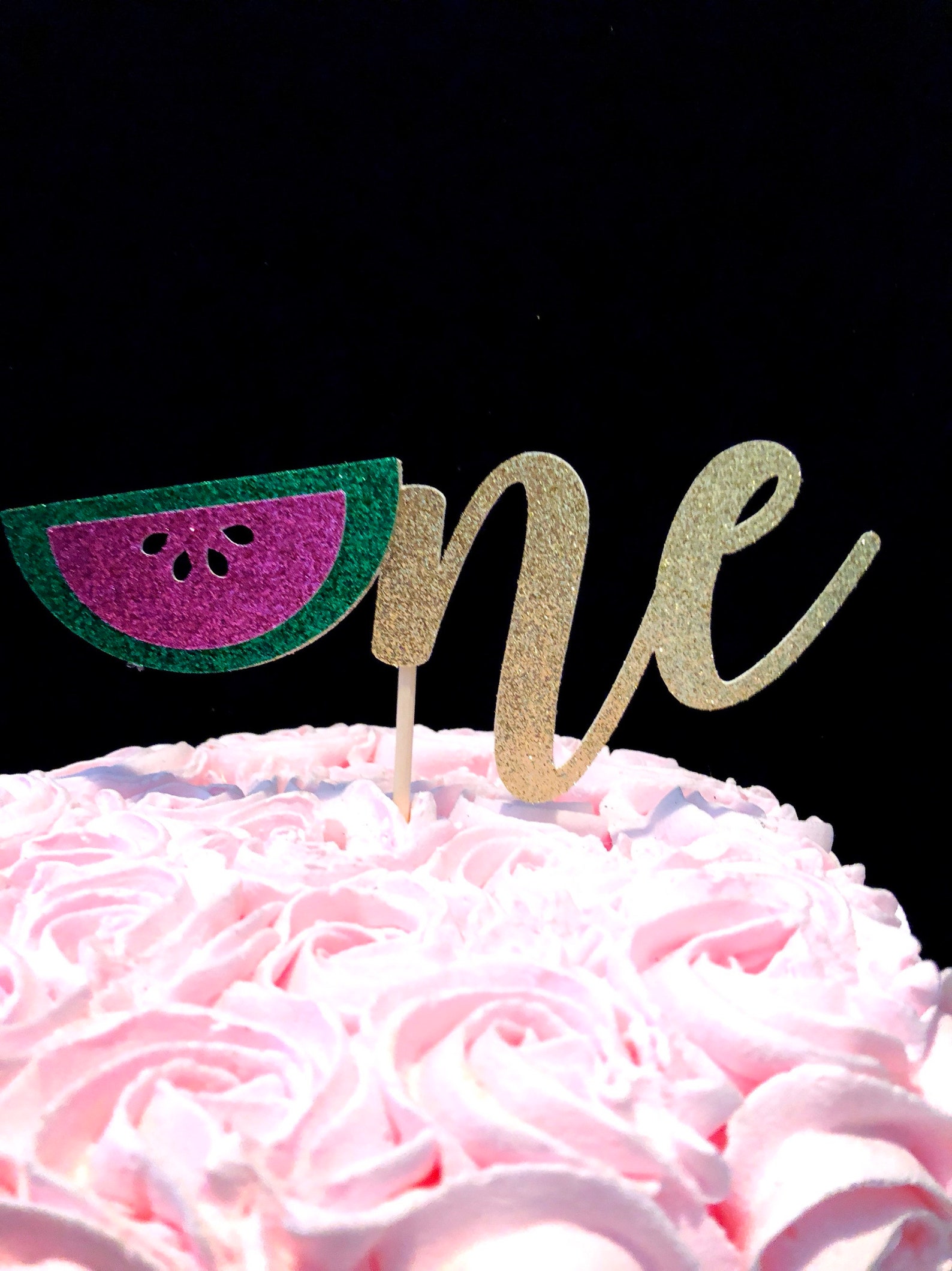 Watermelon Birthday Topper Watermelon First Birthday - Etsy