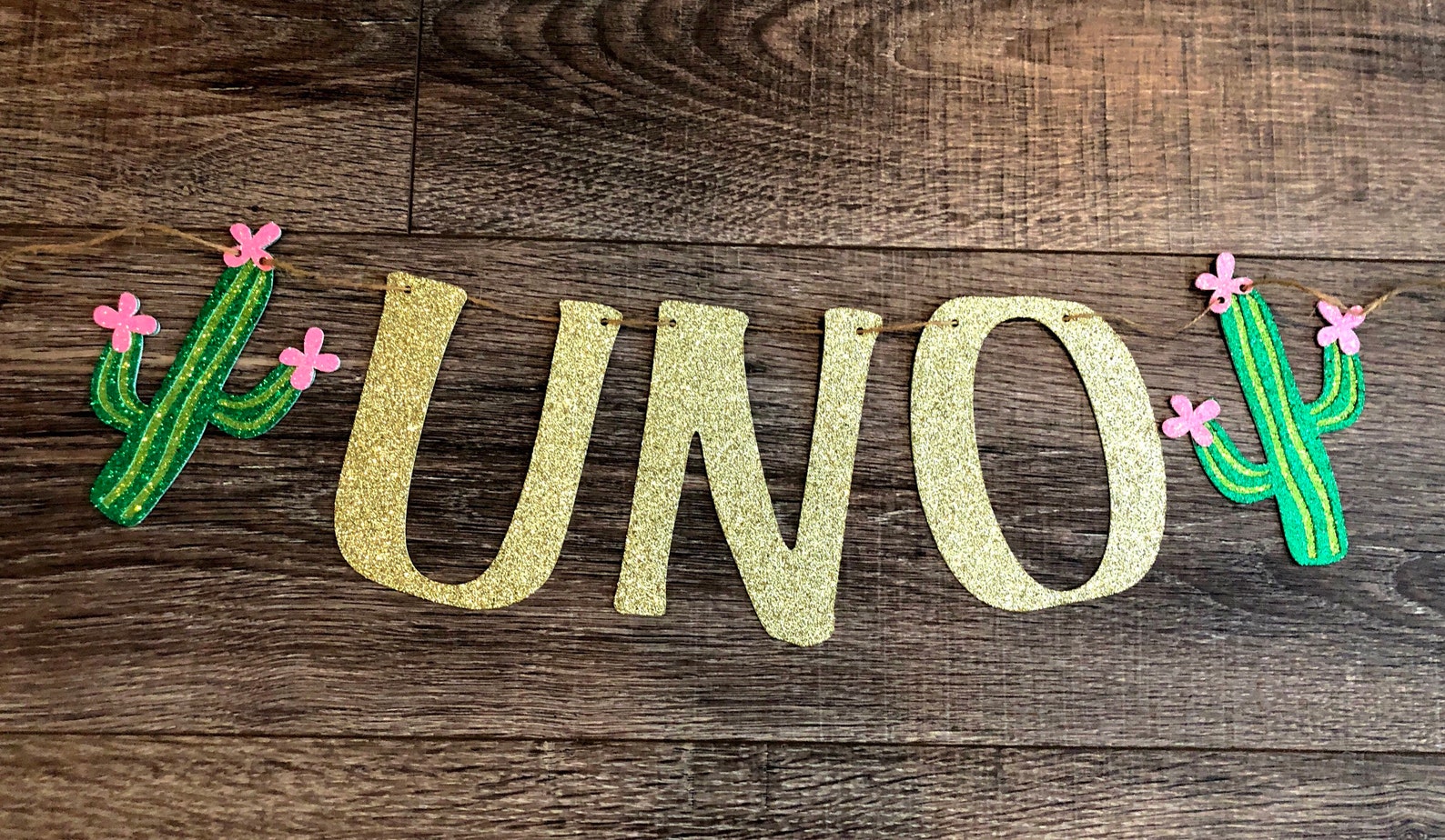Uno Highchair Banner, Uno Banner, Fiesta 1st Birthday, Cactus Highchair ...