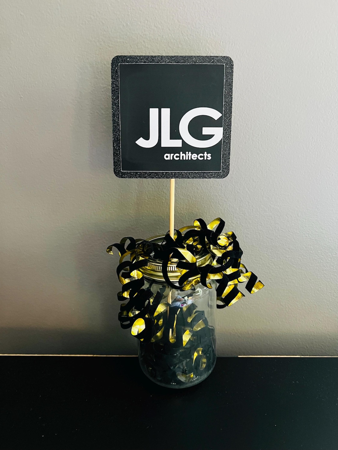 Logo Centerpiece Sticks, Logo, Party Decor, Business Decorations, Logo ...