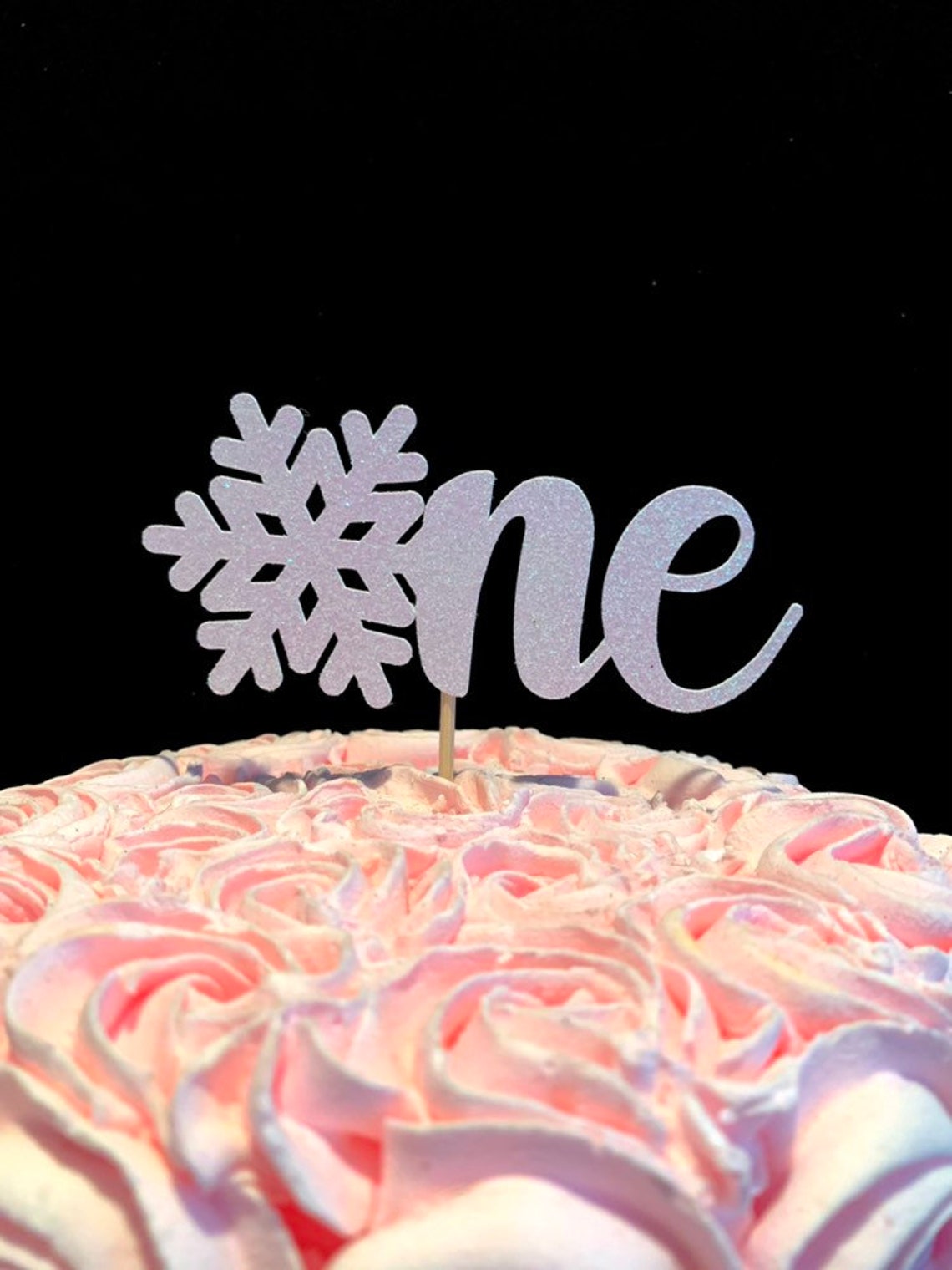 1st Birthday Cake Topper One Cake Topper Winter Wonderland | Etsy
