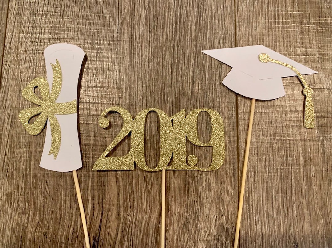 Graduation Centerpiece Sticks 2019, Graduation Party, Party Decor ...