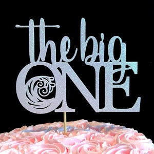 Wave 1st Birthday, Beach Cake Topper, 1st Birthday Cake Topper, Wave ...