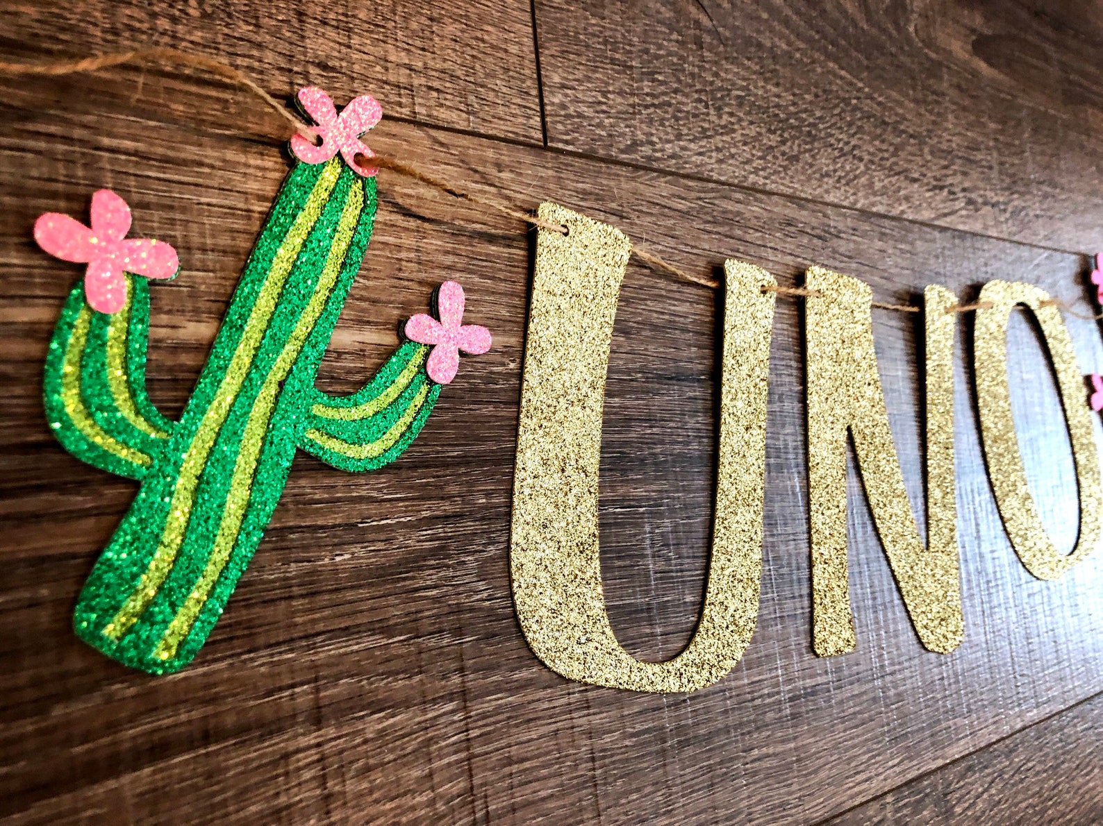Uno Highchair Banner, Uno Banner, Fiesta 1st Birthday, Cactus Highchair ...