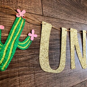 Uno Highchair Banner, Uno Banner, Fiesta 1st Birthday, Cactus Highchair ...