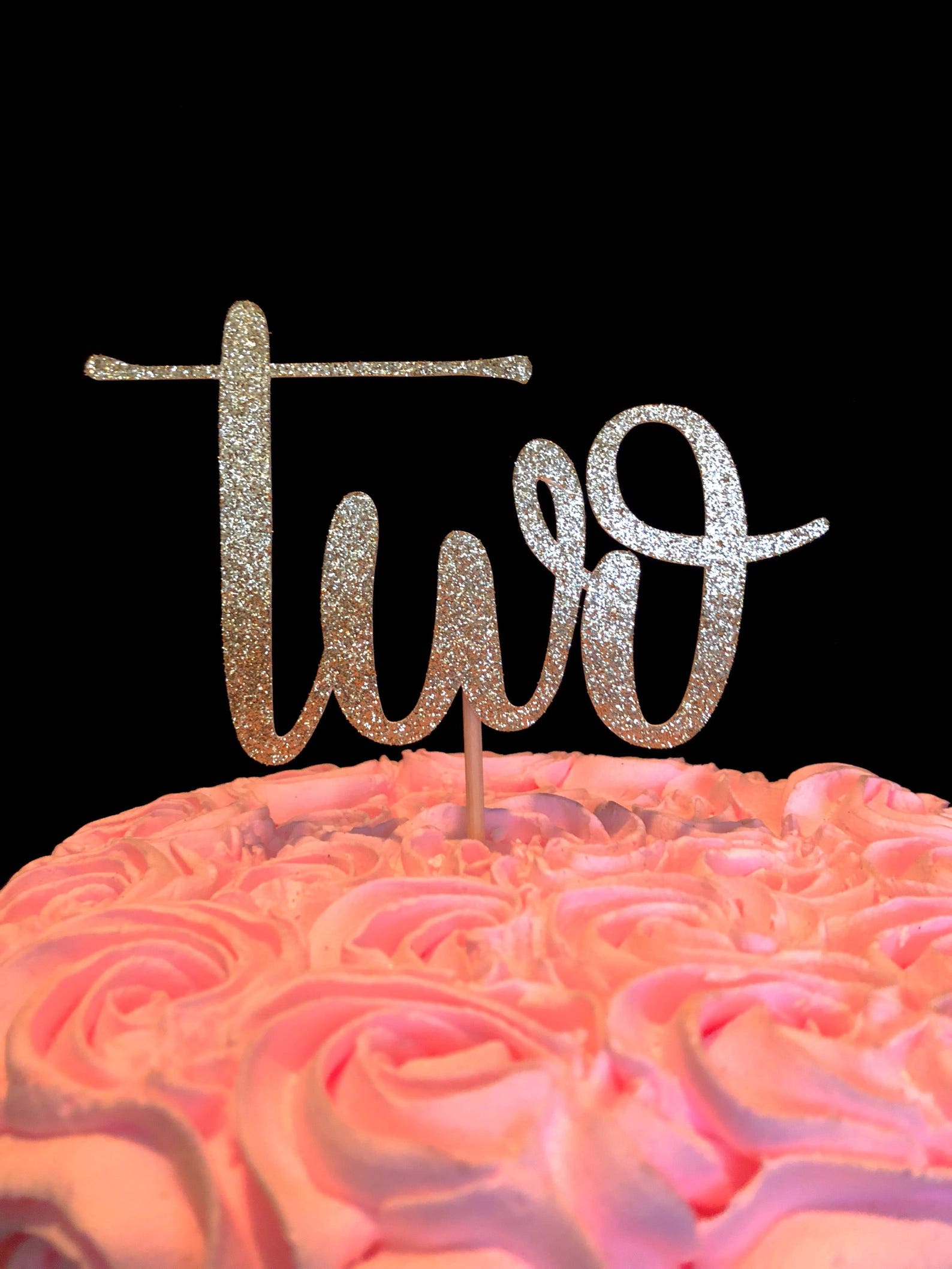 2nd Birthday Cake Topper Two Cake Topper 2nd Birthday - Etsy