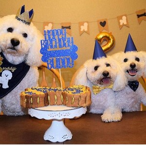 Dog Birthday Party Decorations, Pet Birthday Party, Dog Birthday Cake ...