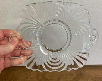 Crystal Glass Plate | Etsy