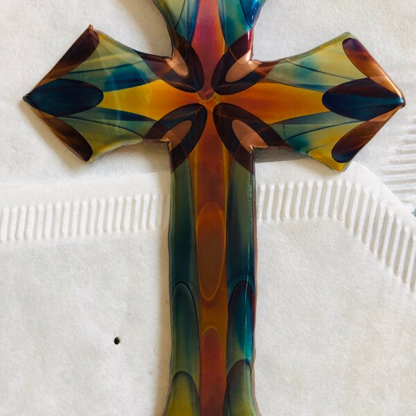 Copper Cross - Etsy