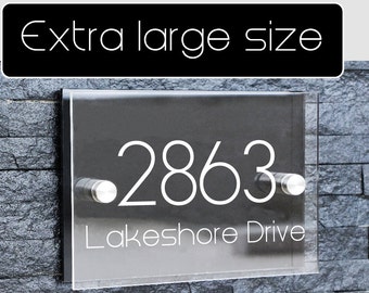 Large Street Number Sign - Etsy