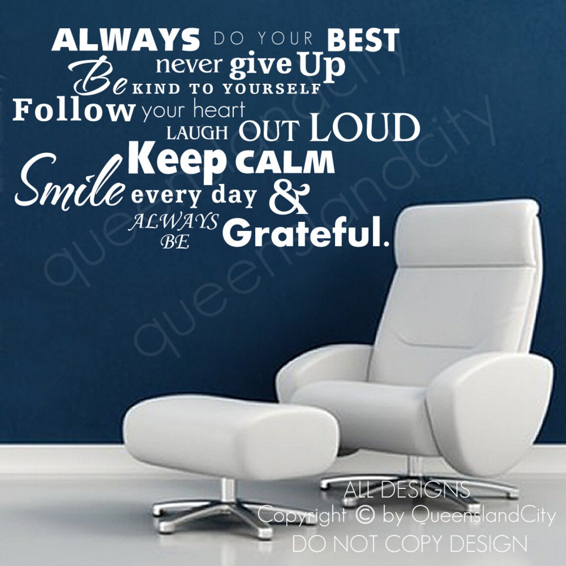 Always Do Your Best.. Inspirational Wall Quote Art Decal Vinyl - Etsy