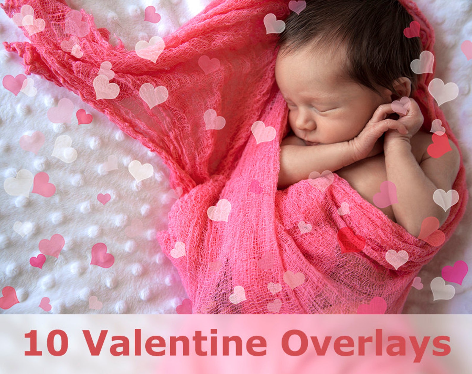 Heart Overlay Valentine Overlays Valentine's Day - Etsy