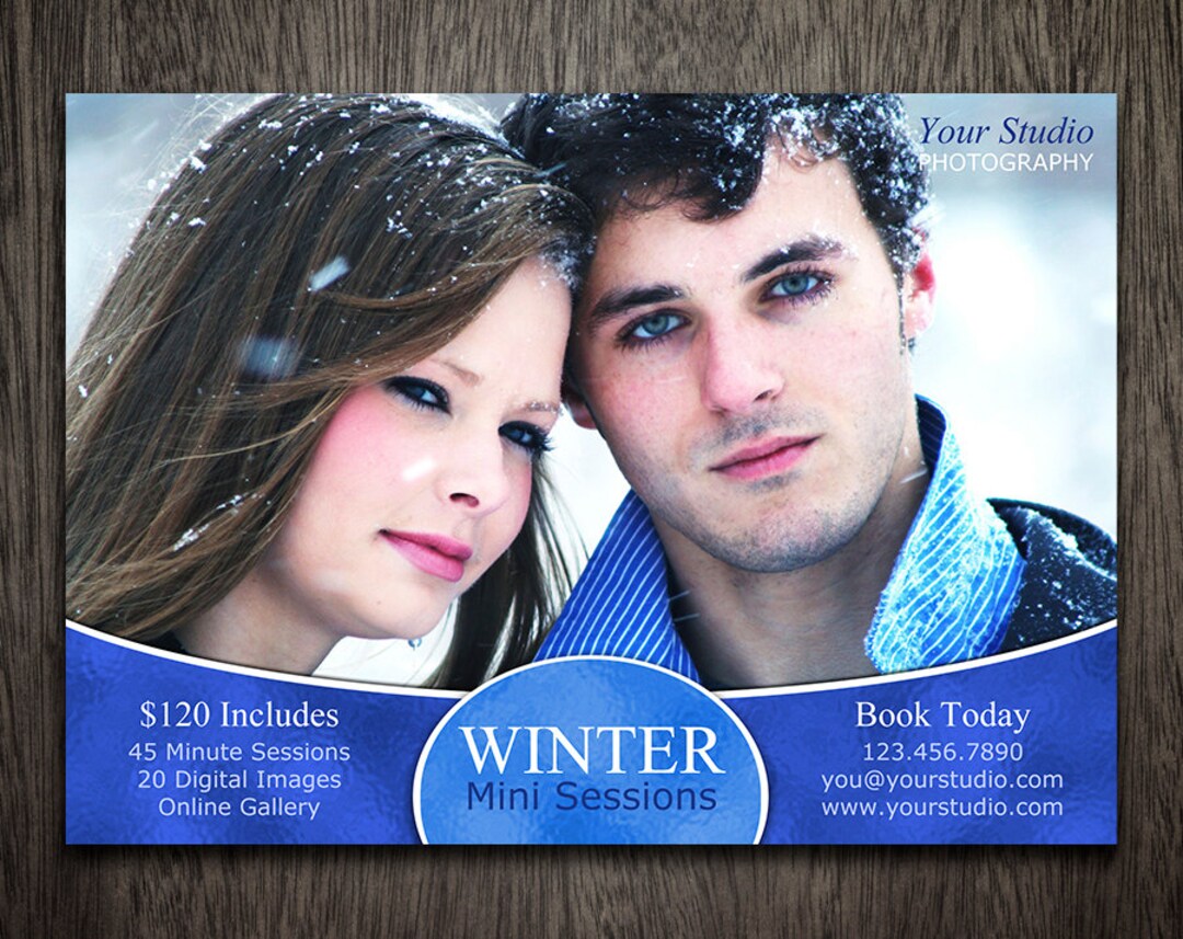 Winter Mini Sessions Template Winter Photography Template - Etsy