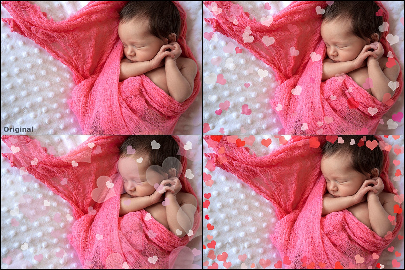 Heart Overlay Valentine Overlays Valentine's Day - Etsy