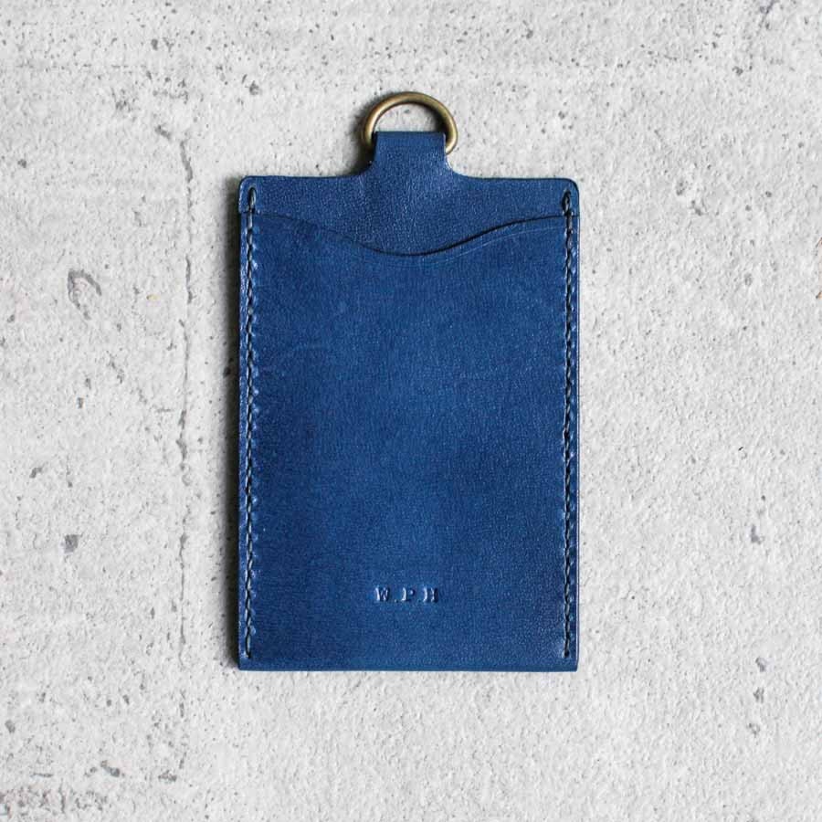 Handmade leather ID card case / holder/ badge holder | Etsy