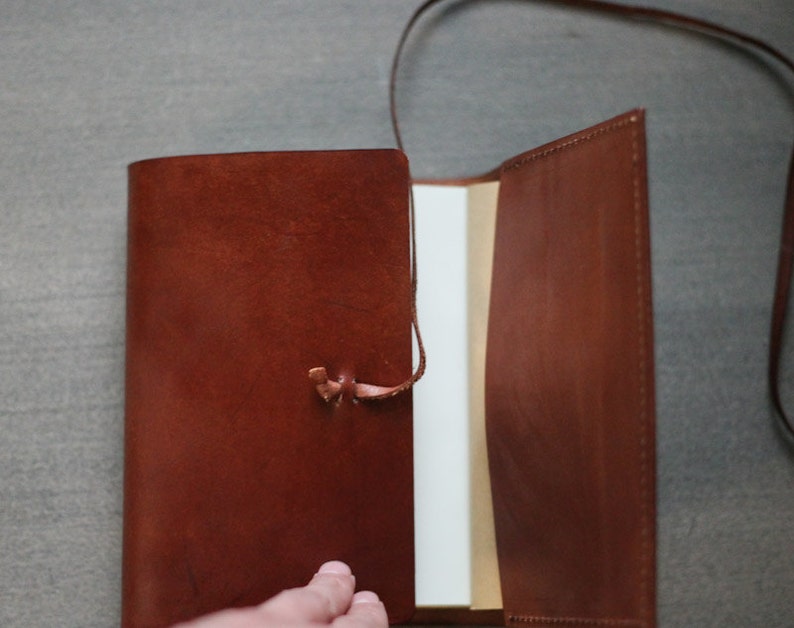 Dark Brown Handmade Refillable Leather Journal Notebook/ Book - Etsy