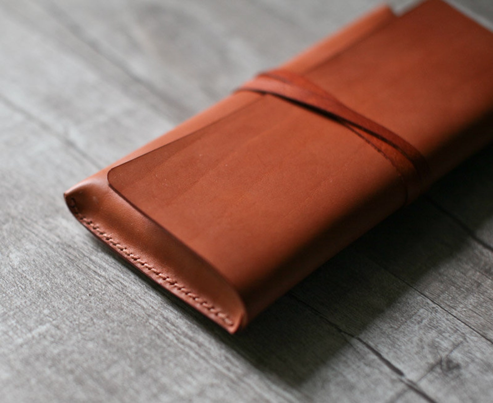 Light Brown Strap Leather Pencil Case/pen Pouch/ Sunglasses | Etsy