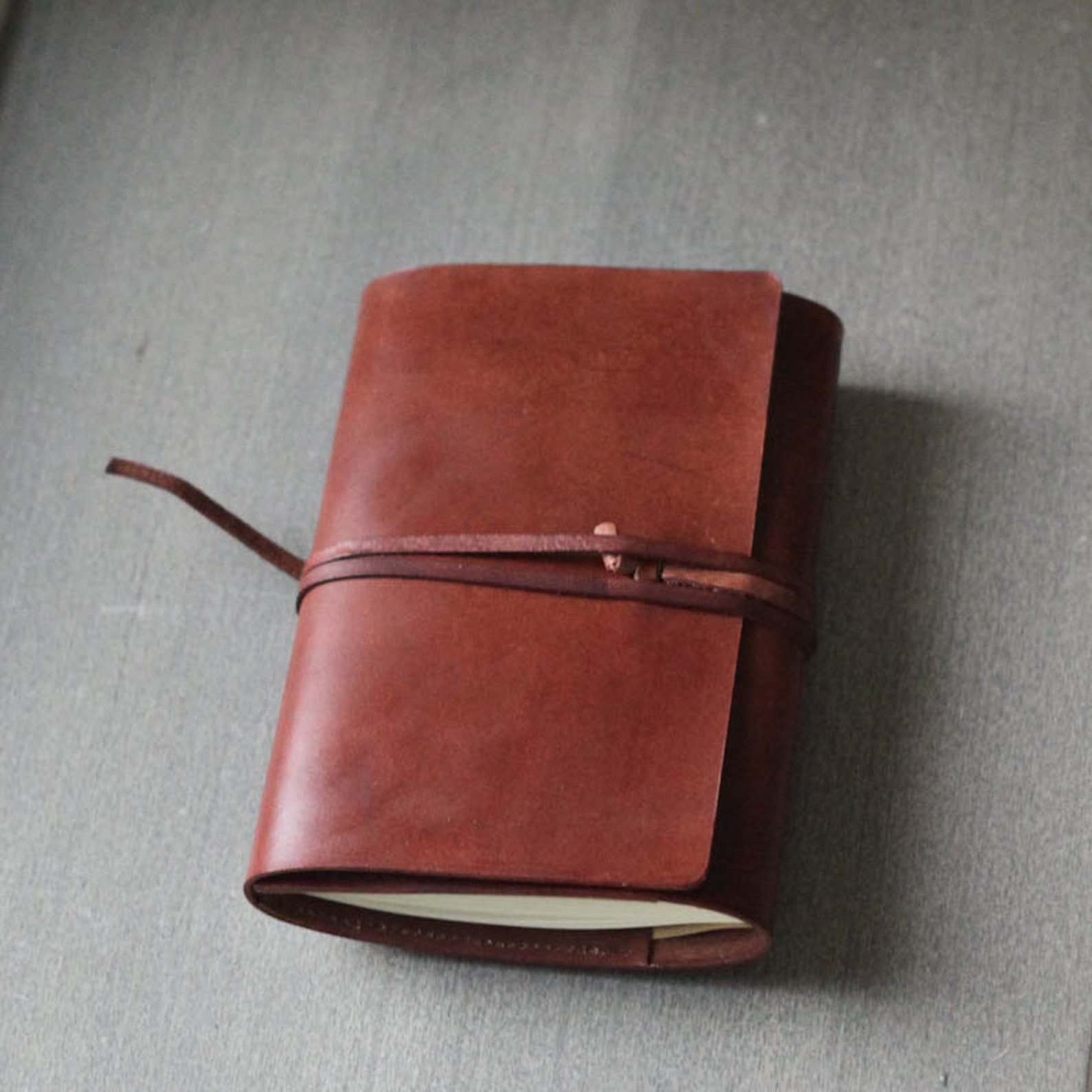 Dark Brown Handmade Refillable Leather Journal Notebook/ Book - Etsy