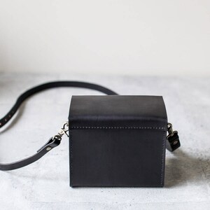 Classy Handstitched Black Leather Camera Case - Etsy