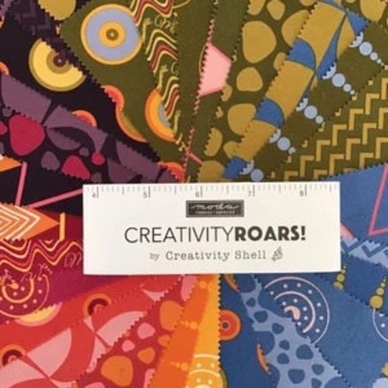Creativity Roars Charm Pack by Creativity Shell for Moda 47540PP - Etsy