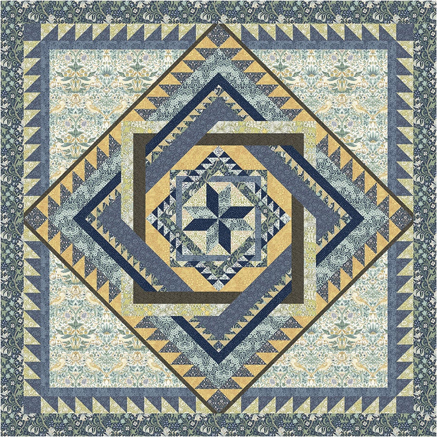 Entangled Roundabout Quilt Kit, the Original Morris & Co, Freespirit - Etsy Entangled Roundabout Quilt Kit, the Original Morris & Co, Freespirit - Etsy