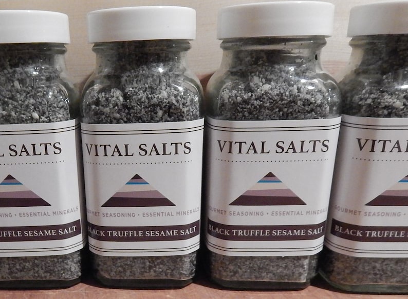Black Truffle Sesame Salt - Etsy